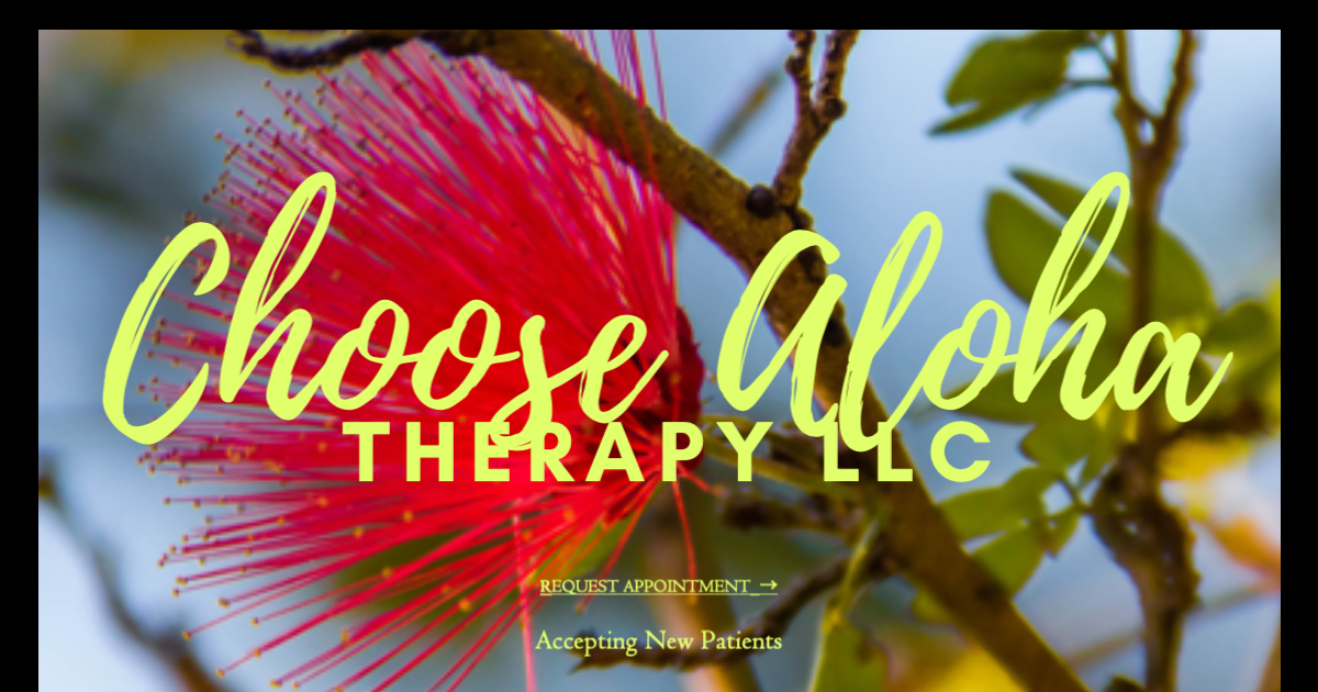 Choose Aloha Therapy Website